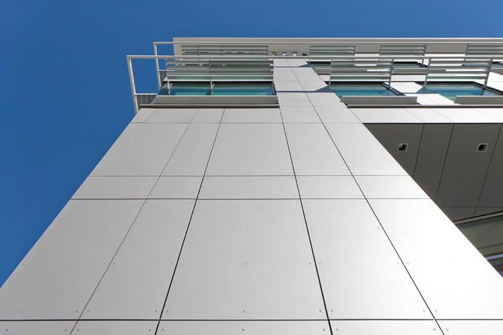 Swisspearl® composite cement panels give your building high visual ...
